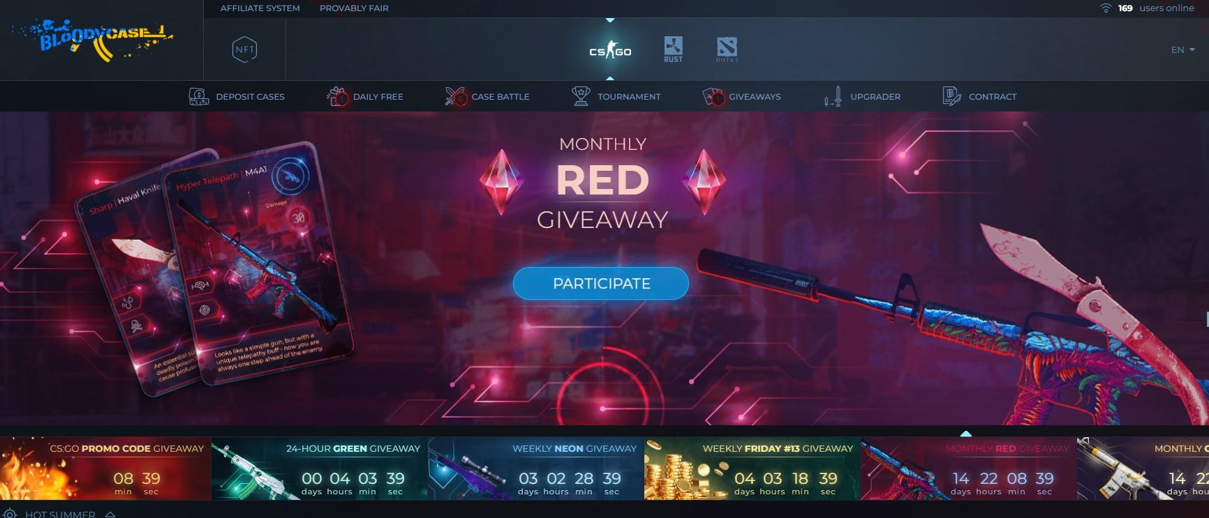 BloodyCase: Your Gateway to Free Skins and Case Battles!