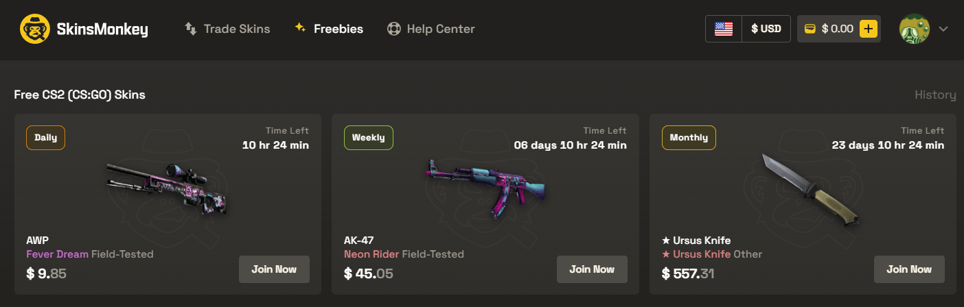 SkinsMonkey Review 2025: Trade CS2 Skins Fast & Safe