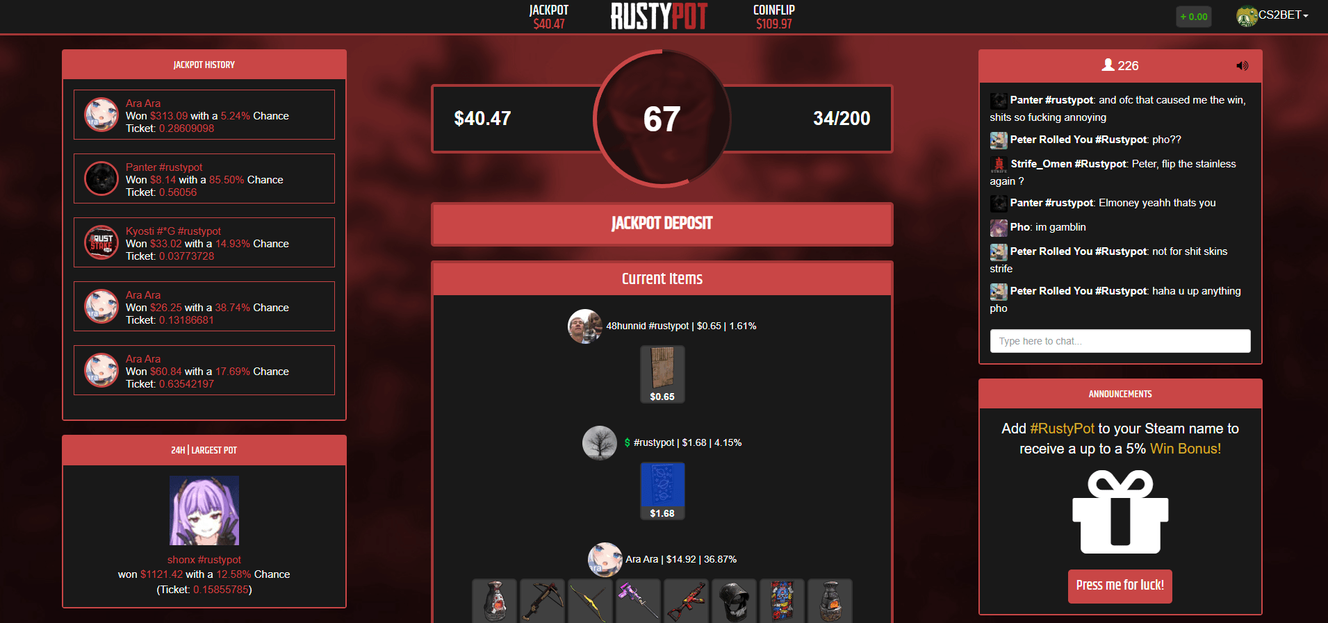 RustyPot Review 2025: Ultimate Guide to Rust Skin Gambling