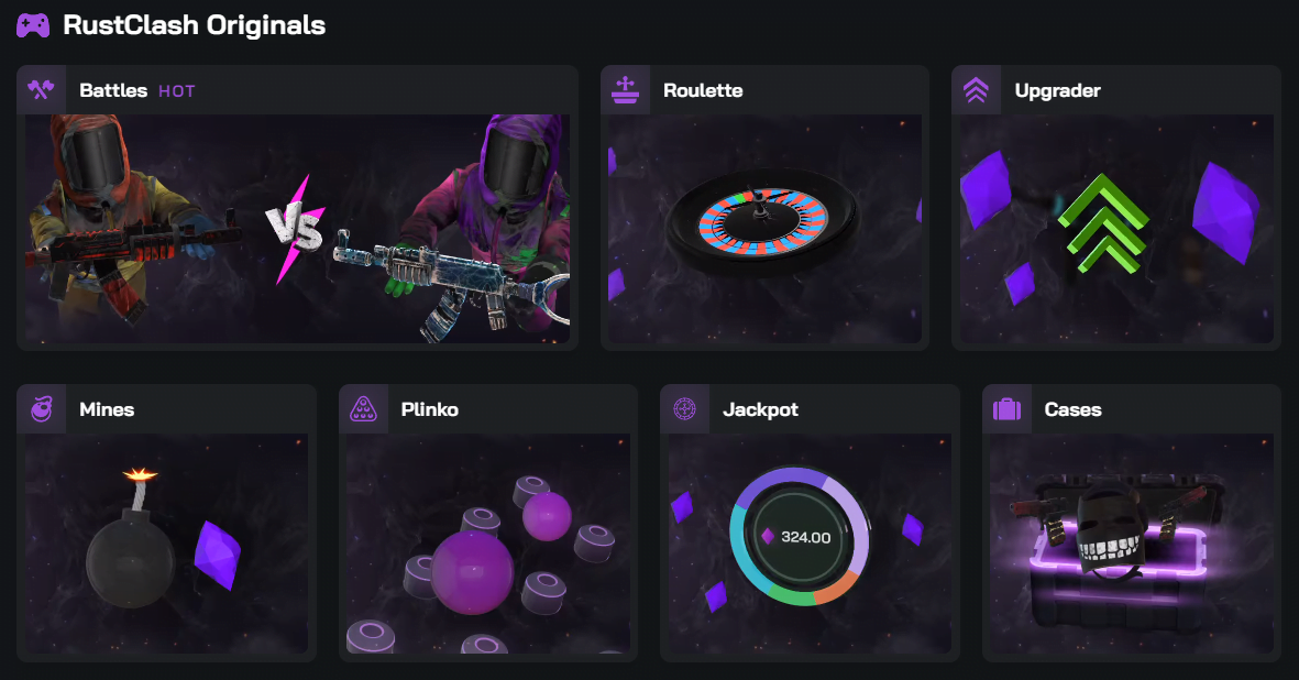 RustClash Review: Trusted Platform for Rust Skin Gambling